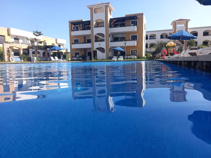 Joli Appartement Marina Saidia Avec Piscines - Saidia