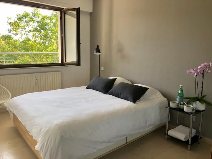 Chambre Dans Un Grand Appart Avec Vue Magnifique - Luxembourg