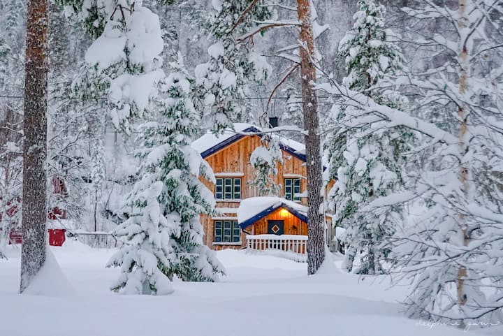 Grande Maison Confortable à La Ferme Aux Huskies - Norway