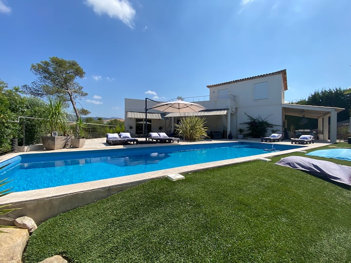 Villa D'architecte Avec Piscine 12x4m Chauffée - Saint-Raphaël