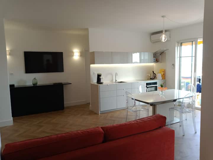 Cannes 65m² Vue Mer, Garage Clim, 900 Mètre Palais - 坎城