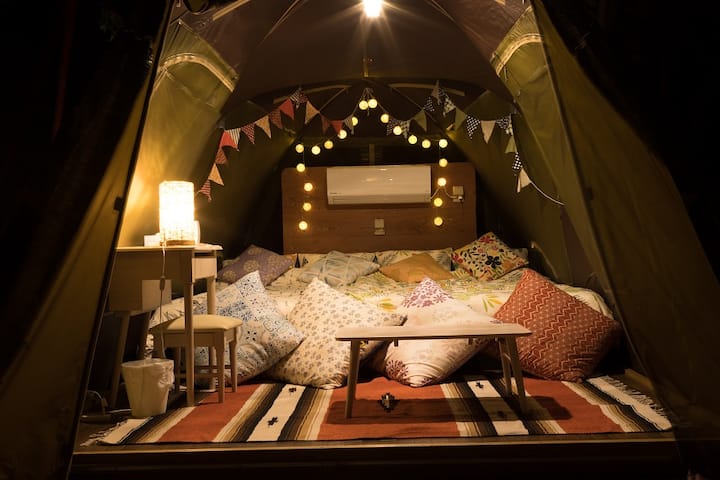 Glamping(bed Type),near Churaumi Aquarium - 沖縄県