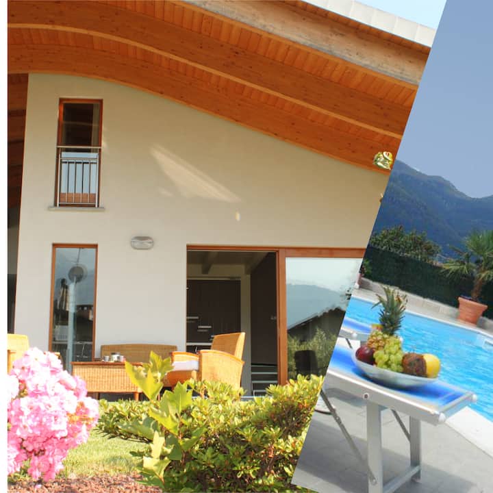 Casa Cristallo Giardino, Piscina, Vicino Al Centro - Colico