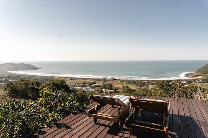 Melhor Vista Da Silveira - Casa Do Topo - Piscina - Garopaba