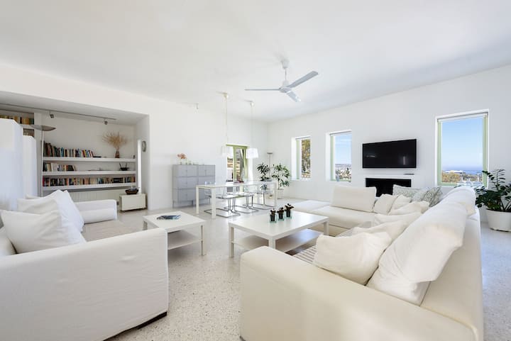 Villa Aktaia, 4 Br & Private Pool Close To Parikia - Парос