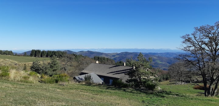 Maison En Pierre Avec Vue Imprenable - Rhône-Alpes