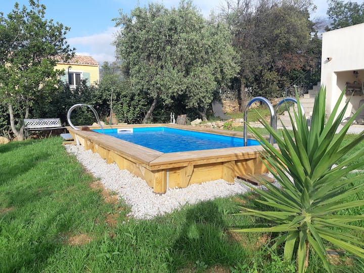 Grand Studio Avec Piscine Au Coeur Du Village - Forêt de Bonifatu