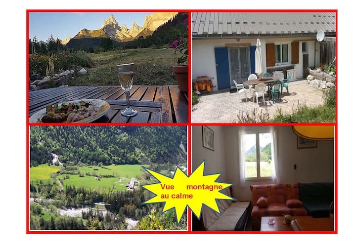 Terrasse Avec Vue Montagne-grande Cuisine éQuipée☺ - Lus-la-Croix-Haute