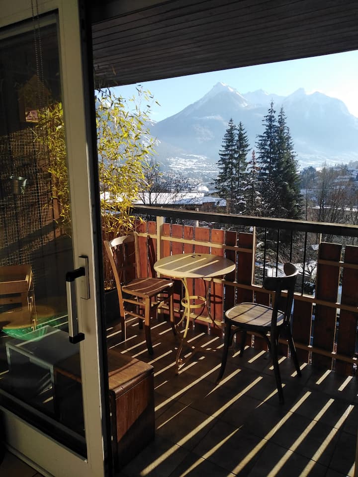 Joli T2, Ensoleillé, Superbe Vue. - Briançon
