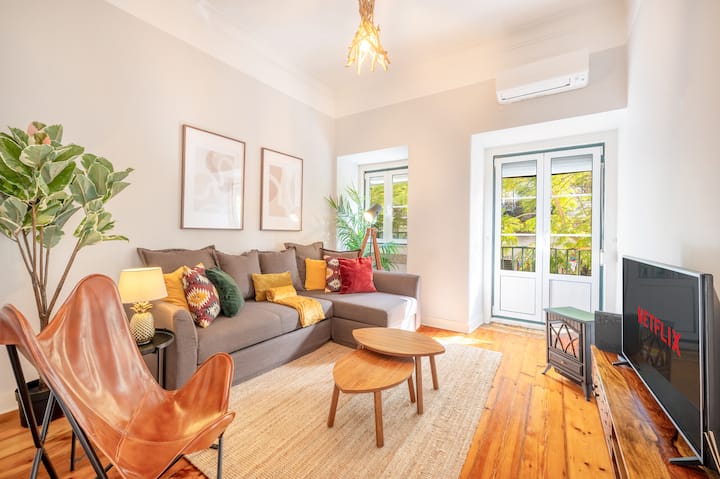 2br •Ac •Walk To Sights •Fastwifi •Freestparking - São Domingos de Benfica