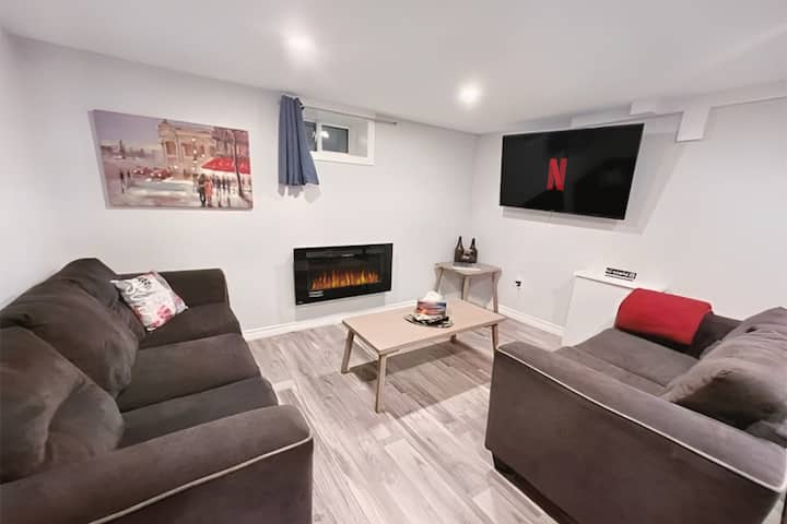 Modern 1 Bedroom Netflix Fast Wifi Free Parking - 런던