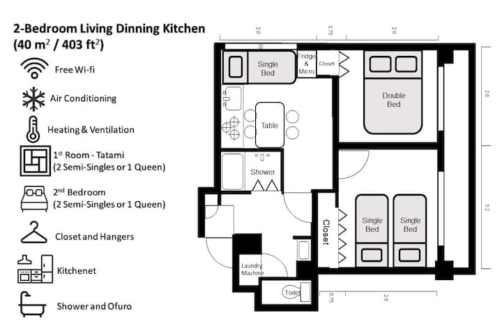 2f Spacious Apartment In Shibuya/ Shinjuku Tokyo - 시부야구
