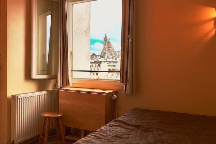 Chambre Privée Tout éQuipée Et Vue Sur Montmartre - Paris