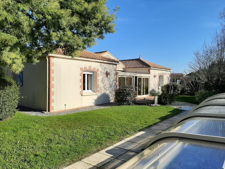 Villa Caractère Piscine Bourg/mer Moutiersenretz - Loire-Atlantique