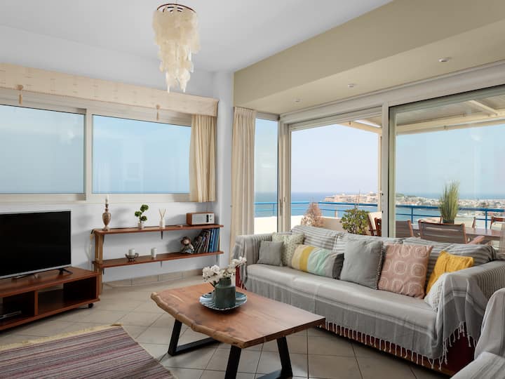 Summer Bliss - Rethymno Panorama Seaview Apartment - Crete