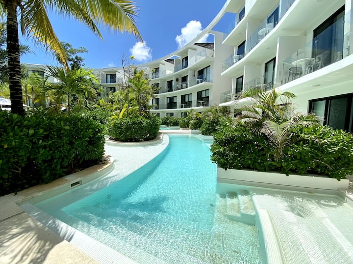 Jungle Vibe-beautiful Laguna Pool-gym - Tulum