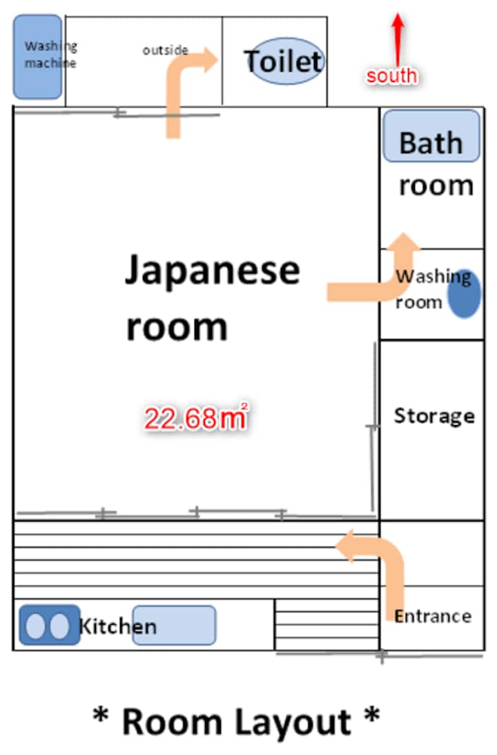 #101/suitable For Long Stay!/wifi,bicycle,futon - Kyōto