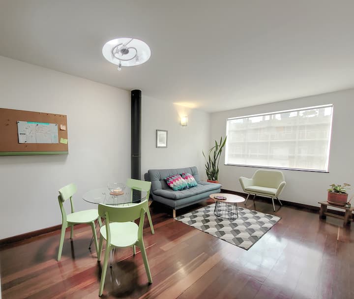 Lindo Y Cómodo Apartaestudio (Eco-sostenible) - Bogotá