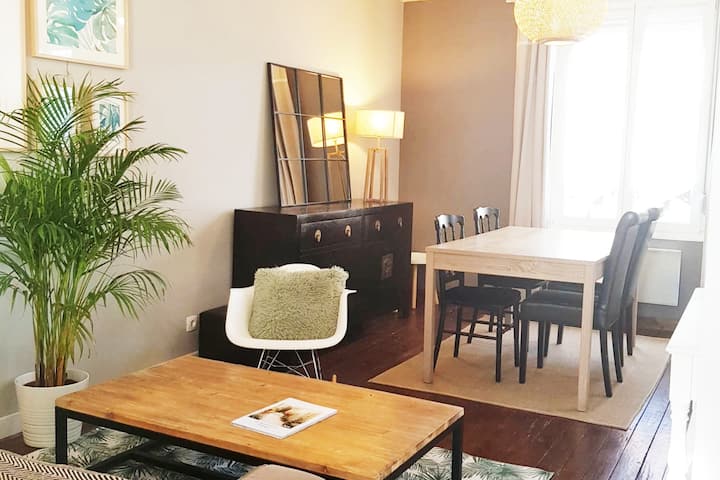 Duplex Cosy Charmant, Calme, Centre Ville & Gare - Reims