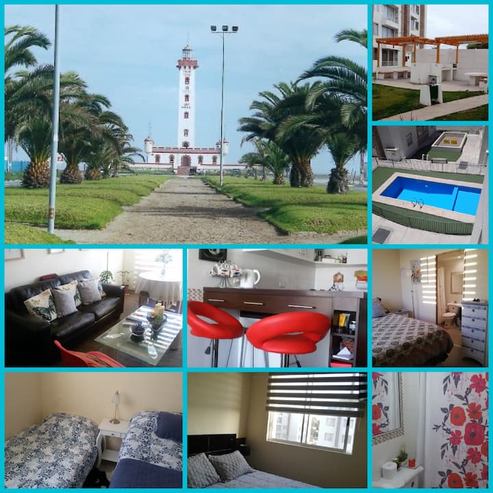 Vacaciones Soñadas La Serena, Hermoso Departamento - La Serena