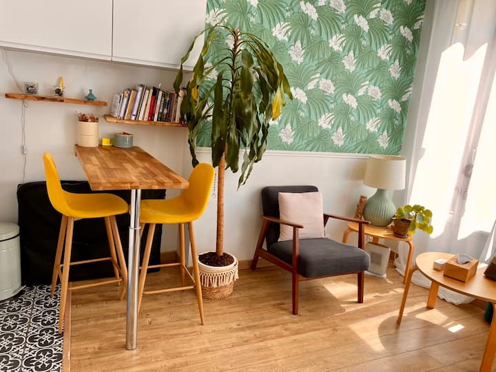 Beau Studio Chaleureux - Paris - 2 Personnes - Paris