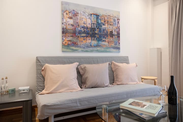 Cozy Apt 2 Rooms|wi-fi 300 Mbps |N. Kosmos Metro - Athènes