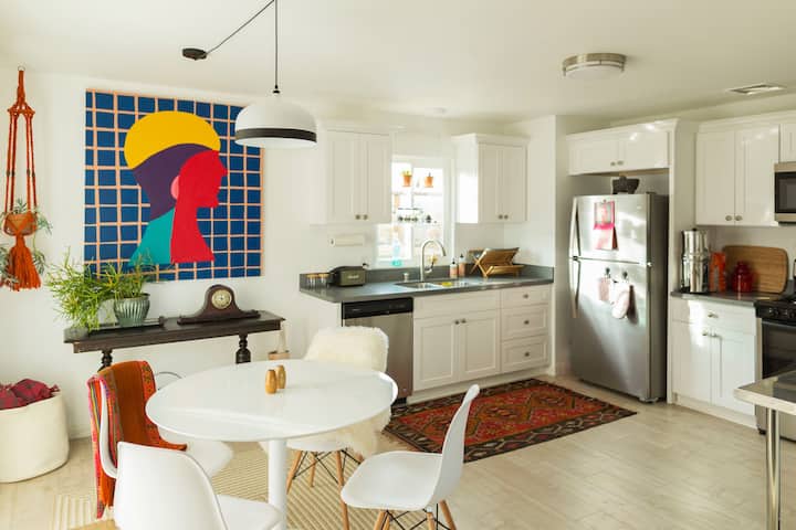 The Desert Door – Cozy Kitchen, Stargazer’s Haven - Joshua Tree, CA