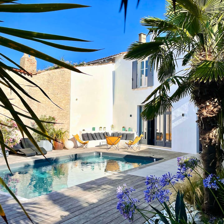 Villa Hoog Van Reeks Met Zwembad - Le Bois-Plage-en-Ré