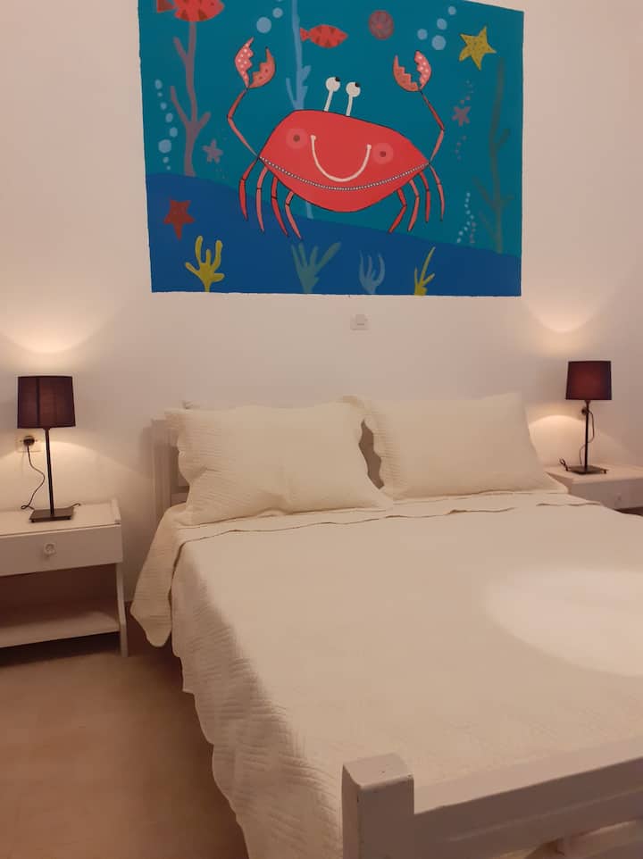 Side Sea&garden View Apt “Aias” Across The Beach!! - Elounda