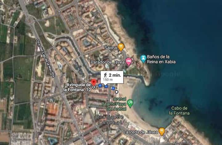 50 Meter From Playa El Arenal  With Swimmingpool - Xàbia