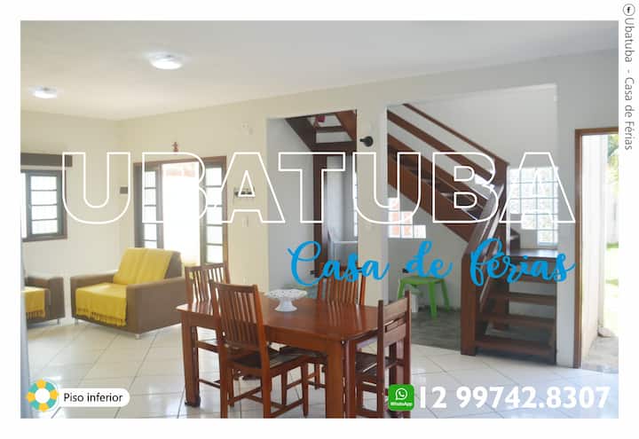Ubatuba - Casa A 900mts Da Praia Do Perequê-açú - Ubatuba