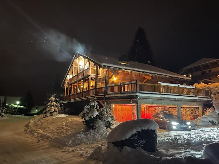 Chalet Nahe Morzine Avoriaz Rent Nice Warm Hochleistungs Spa Sauna - Abondance