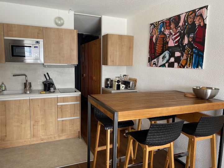 Studio 4/5 Pers, Résid. Aiguille Rouge à Arc 2000 - Bourg-Saint-Maurice