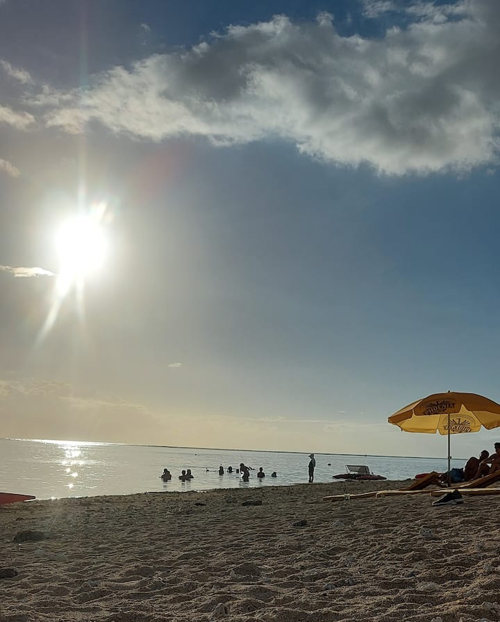 Dodoparasol, T3 Climatisé à 5 Min à Pied Du Lagon - La Réunion