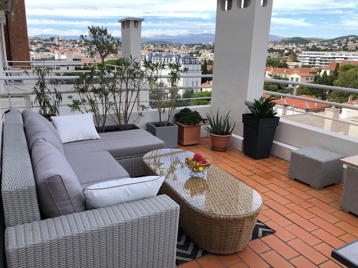 5 Min To Beach, Croisette & Carlton! Free Parking - Plage du Midi