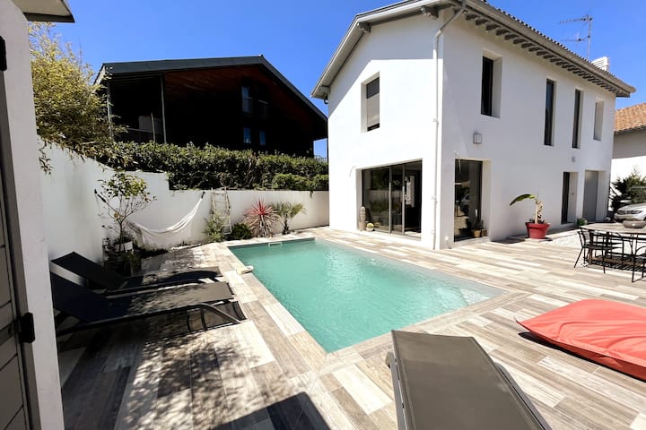 Maison Avec Piscine Proche Plage & Forêt - Biarritz