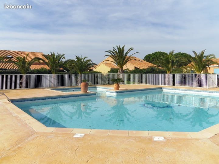 Villa T3 Clim Piscine St Cyprien Plage à 100 M - Saint-Cyprien