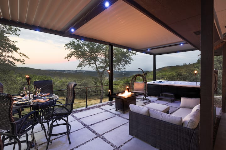 Lake Travis 5 Min | 8 Person Spa | Valley Views - Leander, TX
