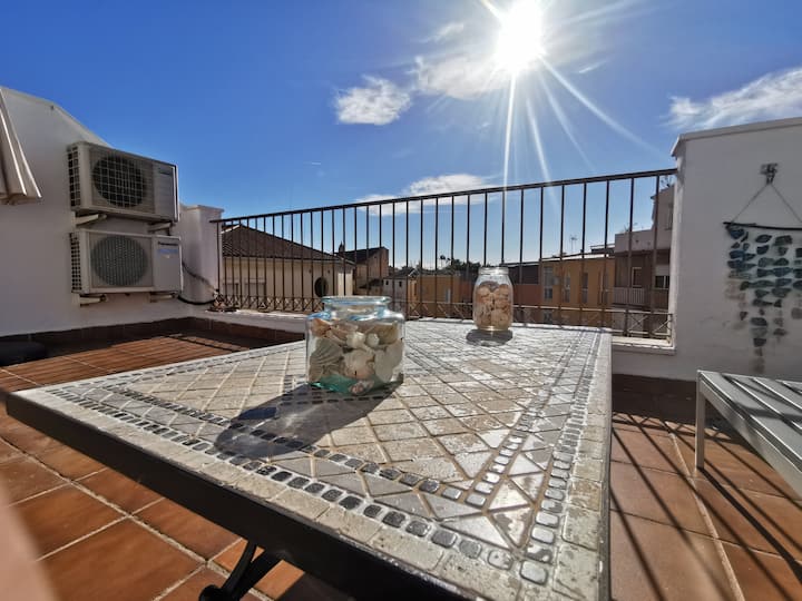ÁTico  Con Vistas  Centro Histórico / Terraza 40 M - Málaga