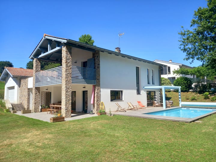 Villa Moderne Arborée Située à 10 Min De La Plage - Saint-Jean-de-Luz