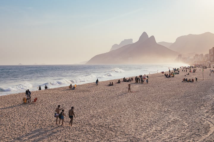 Ipanema, Refúgio Na Lagoa , Na Praia De Ipanema - Rio de Janeiro