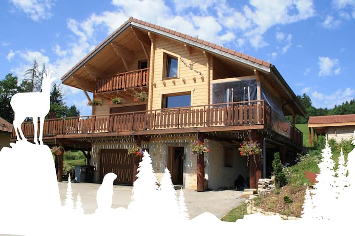 Chambre 2/3p "Chamois"-spa & Massages - Métabief