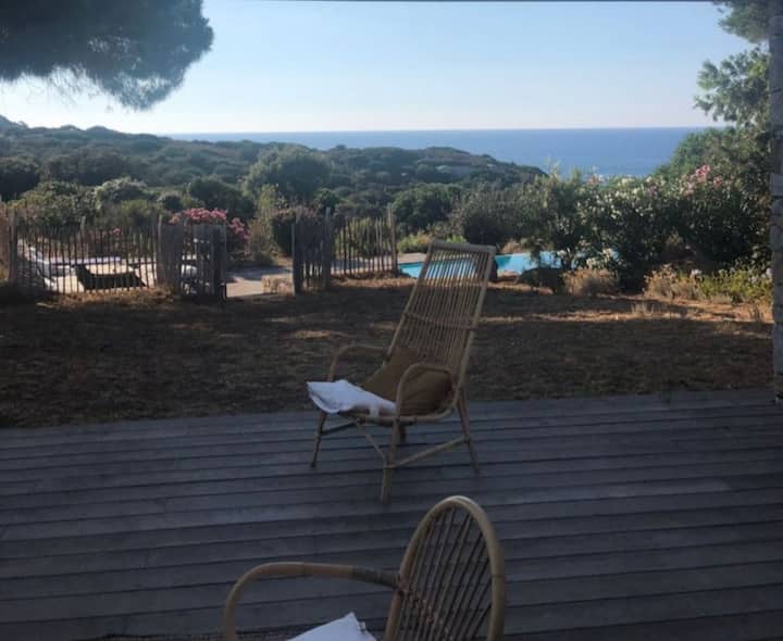 Magnifique Villa Vue Mer Et Maquis 11 Couchages - Algajola