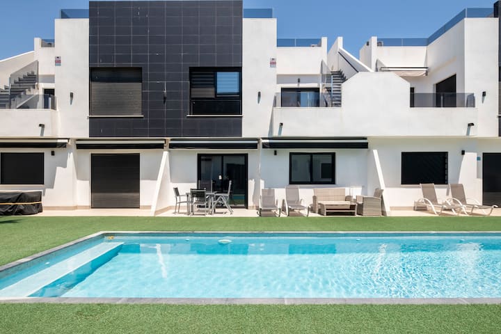 New Luxury 2 Bed Apt With Pool - San Pedro del Pinatar