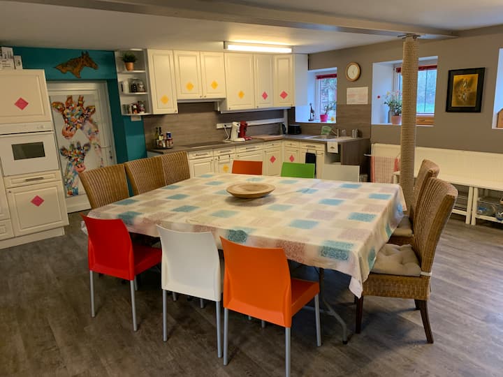 Ferme Du Banoyard - Chambre Du Paresseux - Aywaille