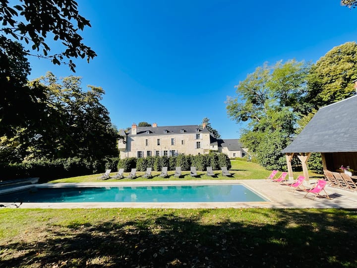 Château De Minière - Au Cœur Des Vignes - 26 Pers - Avoine