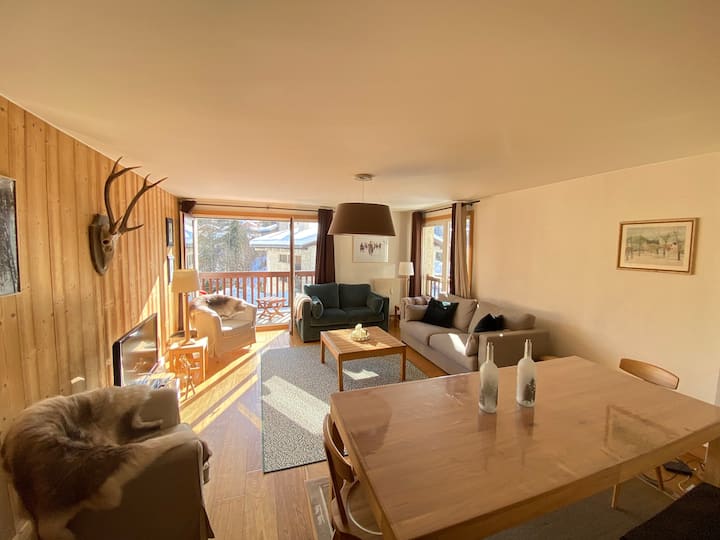 Grand Appartement Megeve Centre 3 Chambres 8 Pers. - Flumet