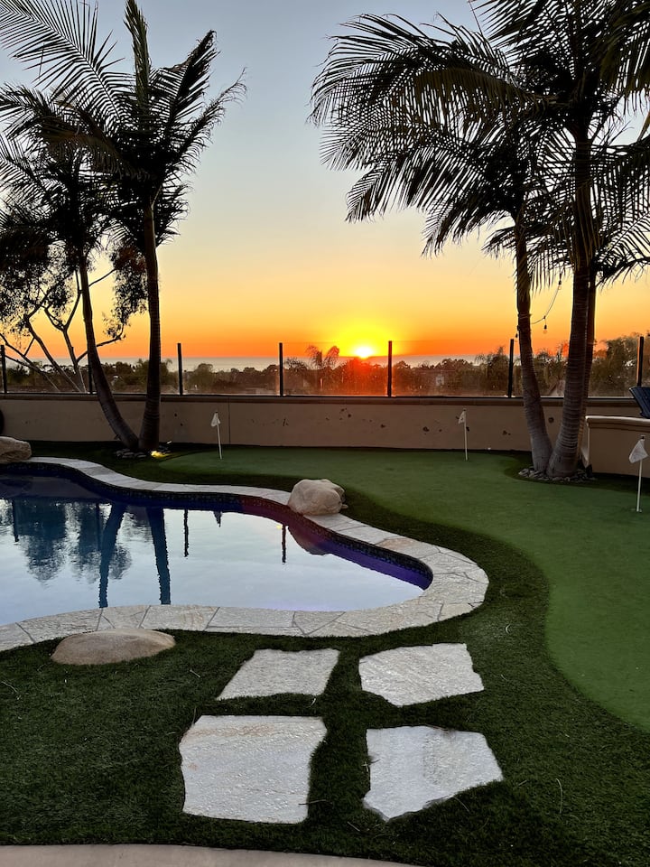 Ocean View Beach House W/pool, Spa -30+ Day Rental - Vista, CA