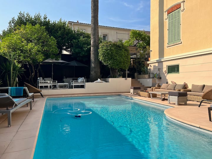 Villa Cannes Centro 7chs Piscina Riscaldata Vasca Idromassaggio 14 P - Cannes
