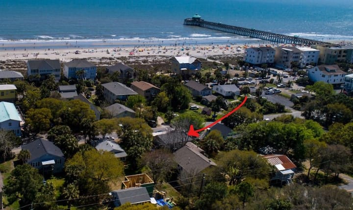 Island Center! 2-5 Min To Beach, Eats, Shops, Bars - Folly Beach, SC
